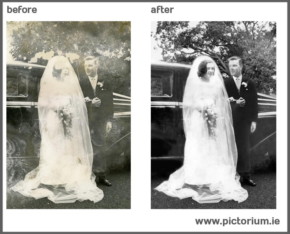 DUBLIN PHOTO RESTORATION SERVICES Water Damaged Wedding Photo ...