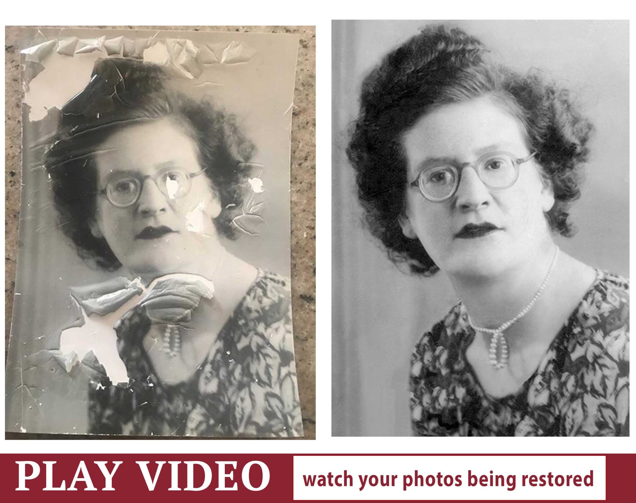 PHOTO RESTORATION Restore & Repair Gallery - The Pictorium Dublin Photo ...